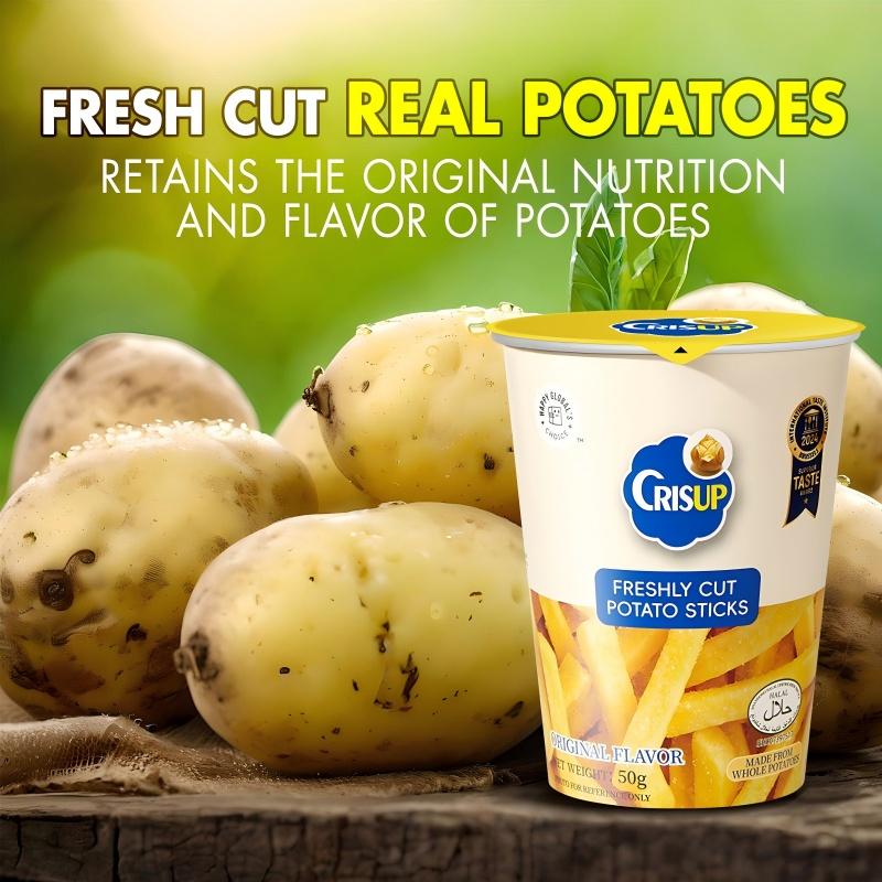 Crisup Potato Sticks Sample (200 Pcs / Carton) - Original Flavor